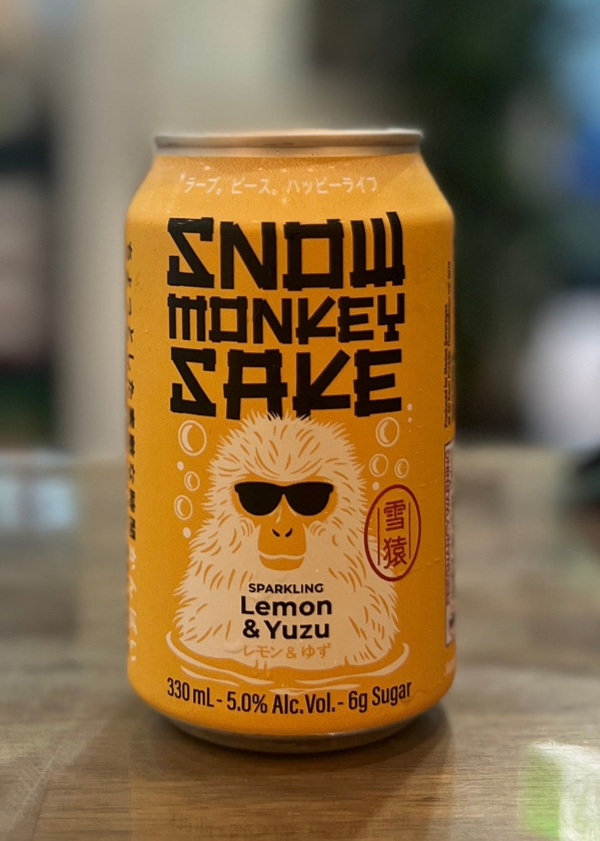 [RTD] SNOW MONKEY SAKE Sparkling Lemon & Yuzu 330ml – ASIANA LIQUOR CHATSWOOD