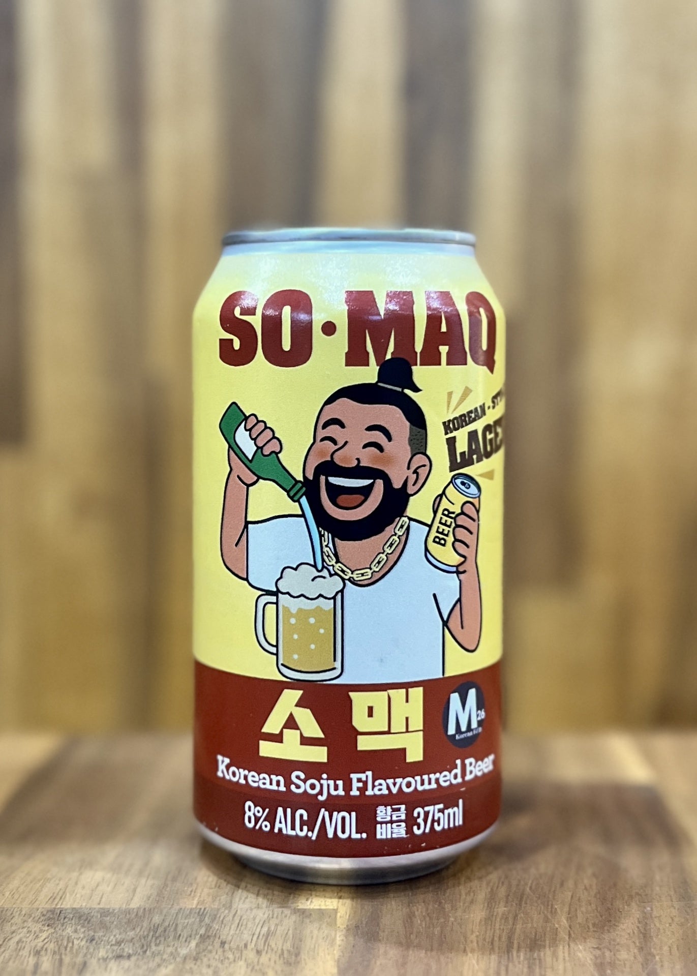 [Beer] SOMAQ - Soju mixed with Beer 375ml – ASIANA LIQUOR CHATSWOOD